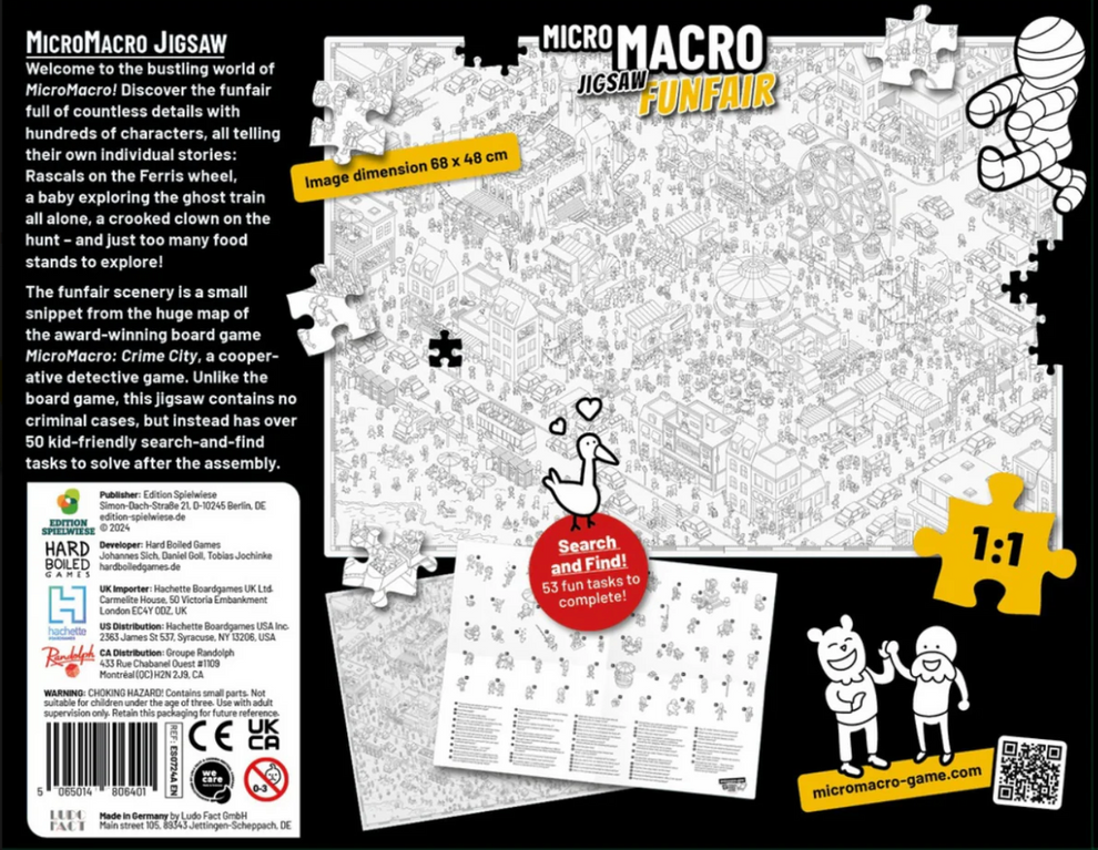 MicroMacro Jigsaw - Funfair – Hachette Boardgames US