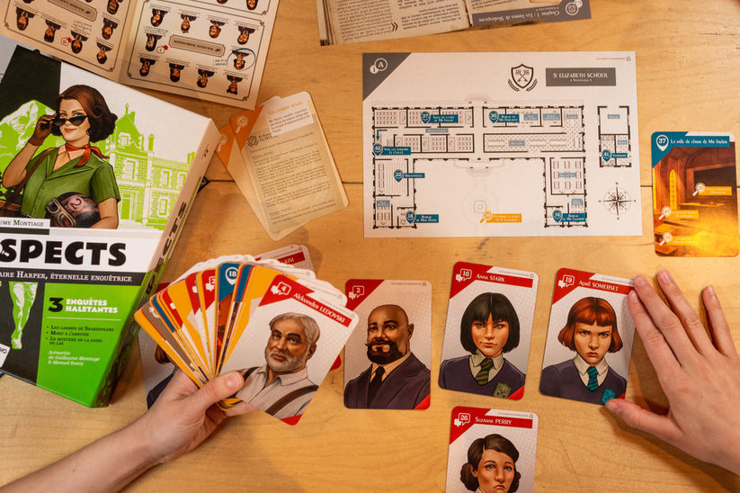 Suspects: Eternal Detective Claire Harper – Hachette Boardgames US